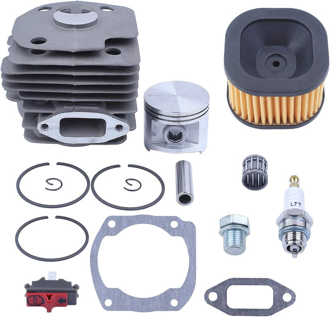 Amazon.com: HAISHINE 50mm Cylinder Piston Rings Air Filter Bearing ...