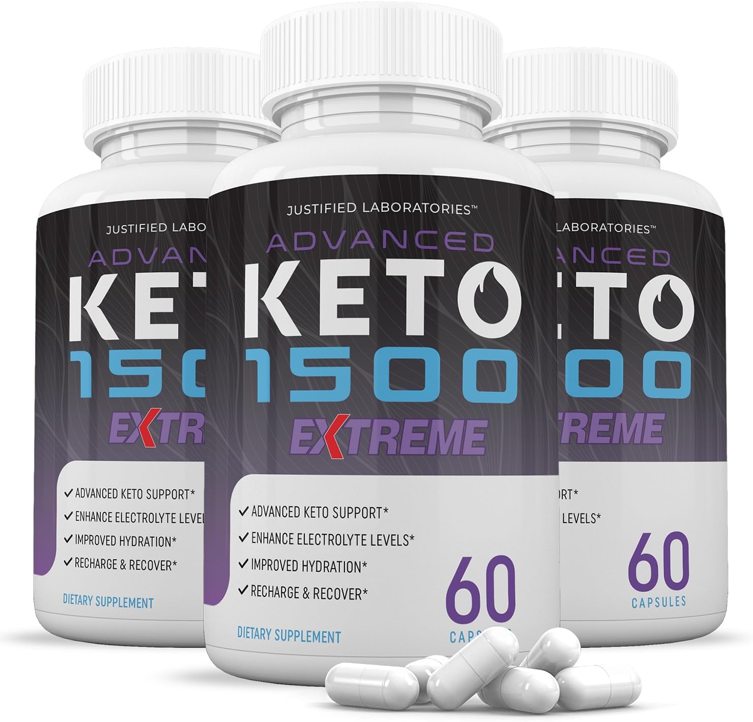 Amazon.com: (3 Pack) Advanced Keto 1500 Extreme Pills 1675MG New ...