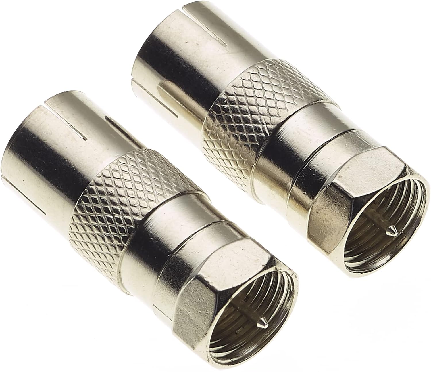 TV Socket to Male F Plug Adaptor, Anti-Corrosion Male to Female Plug ...