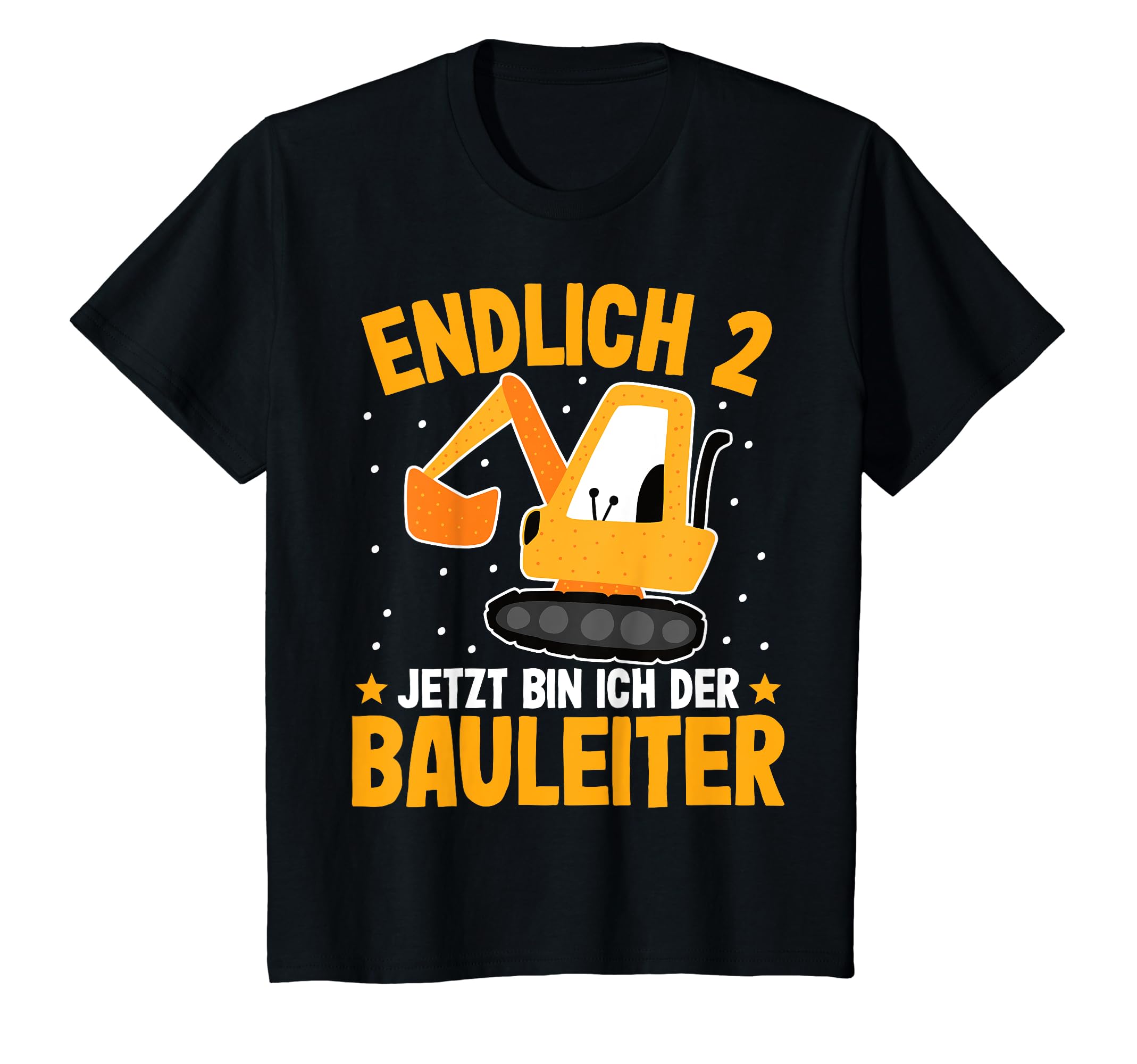 Kinder 2. Geburtstag Bagger T-Shirt 2 Jahre Junge Bagger T-Shirt ...