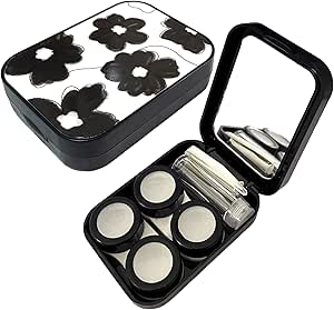 Amazon.com: Howinn Contact Lens Case Travel Size, Eye Contact Case Cute ...