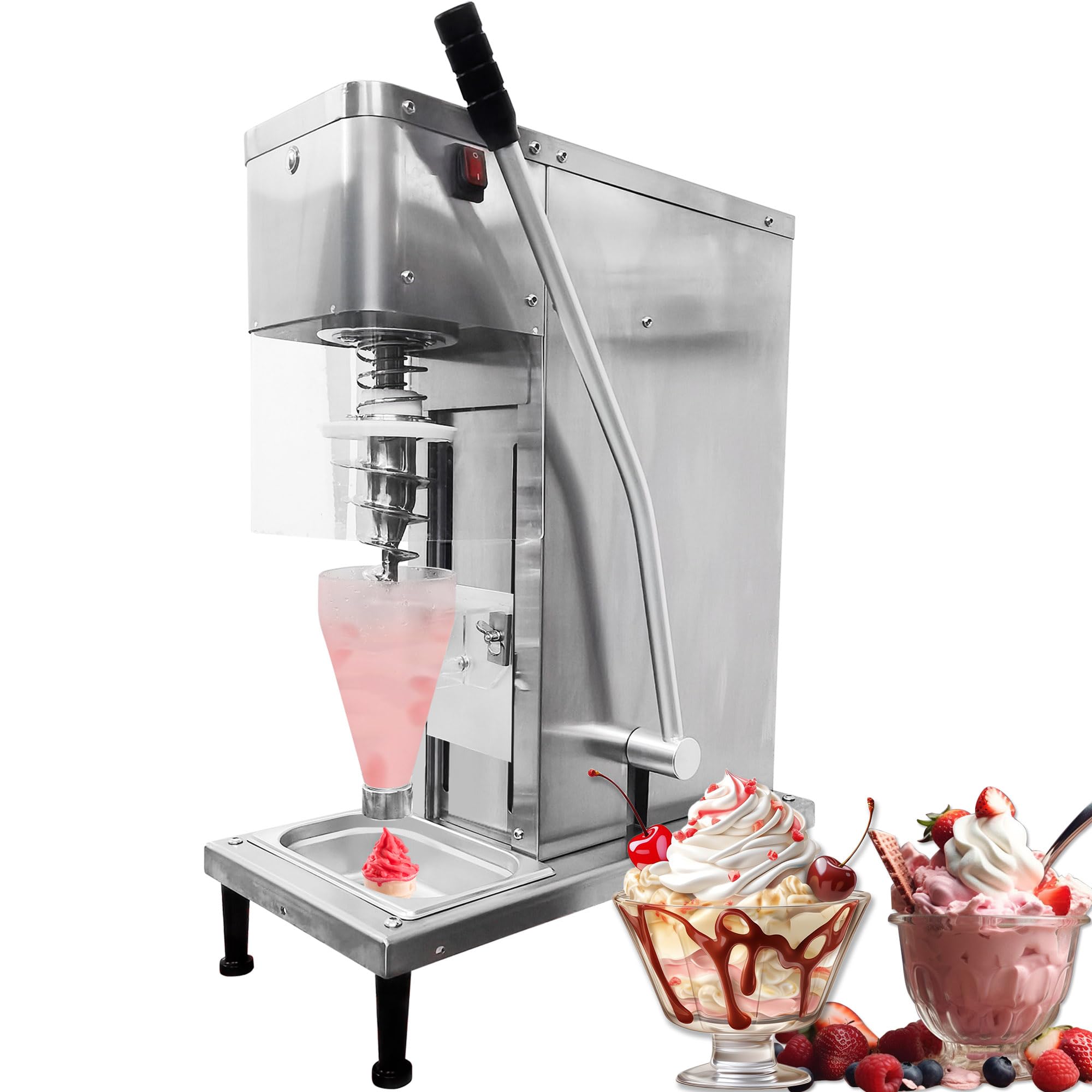 Countertop Frozen Yogurt Blending Machine, Commercial Soft Serve Ice ...
