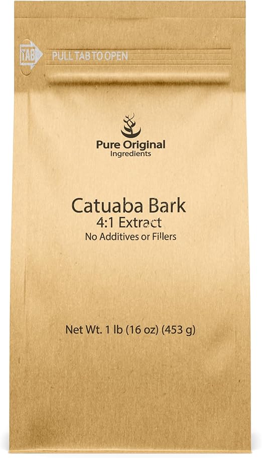 Amazon.com: PURE ORIGINAL INGREDIENTS Catuaba Bark Extract (1 lb), 4: 1 ...
