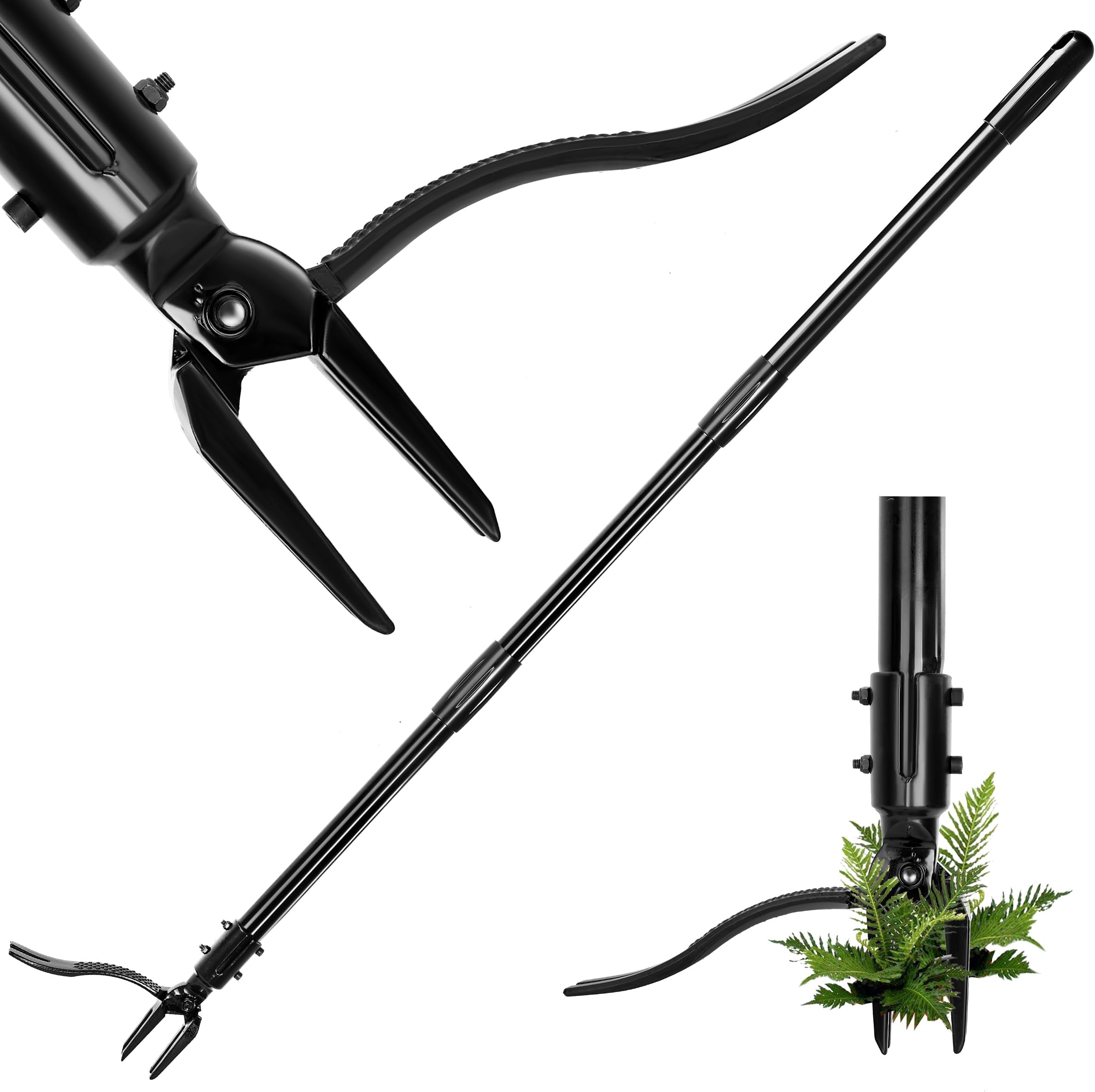 Amazon.com : Yocada Stand Up Weed Puller Tool 62.59“ Long Handle 4-Claw ...