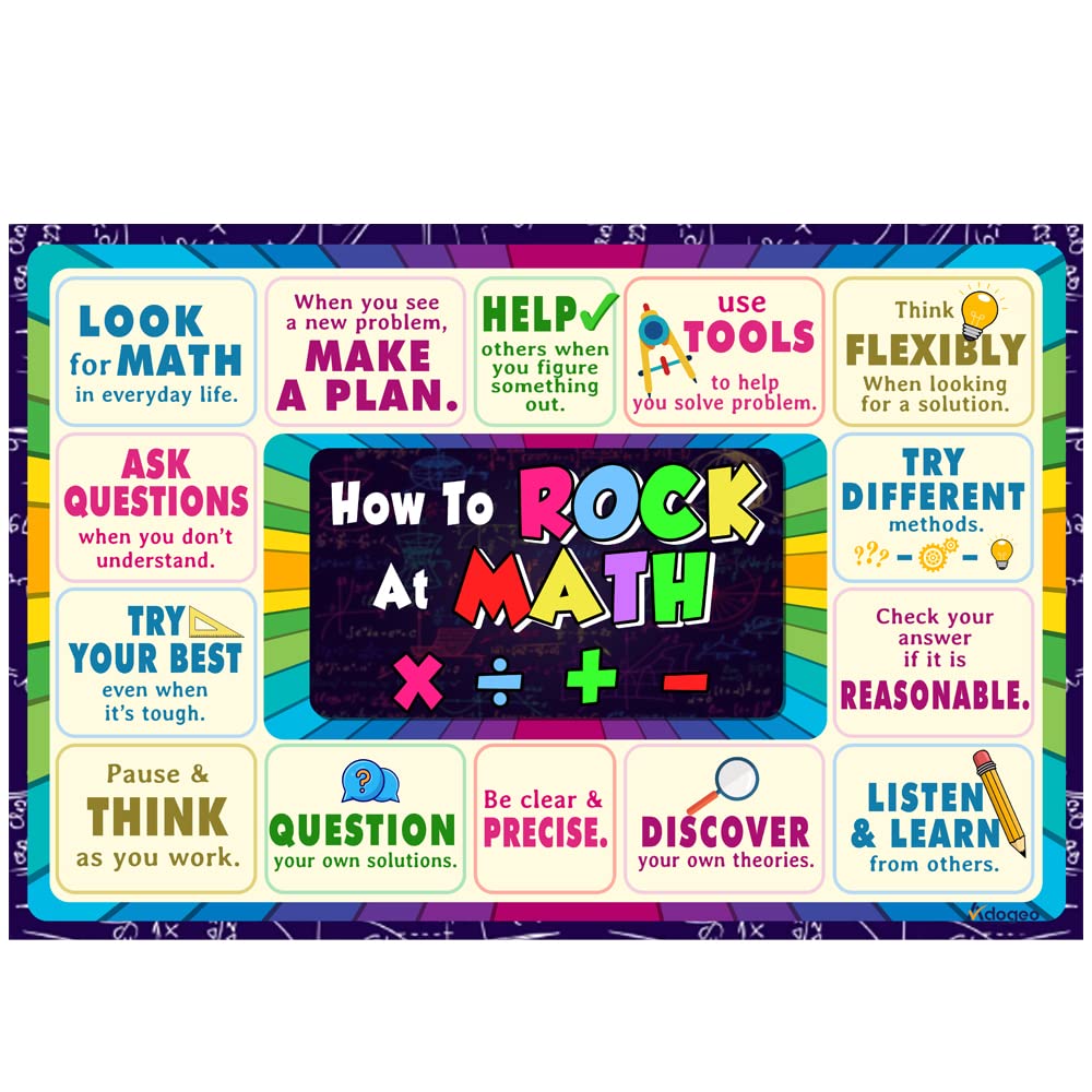Snapklik.com : How To Rock At Math Poster Gifts For Teacher, Math ...