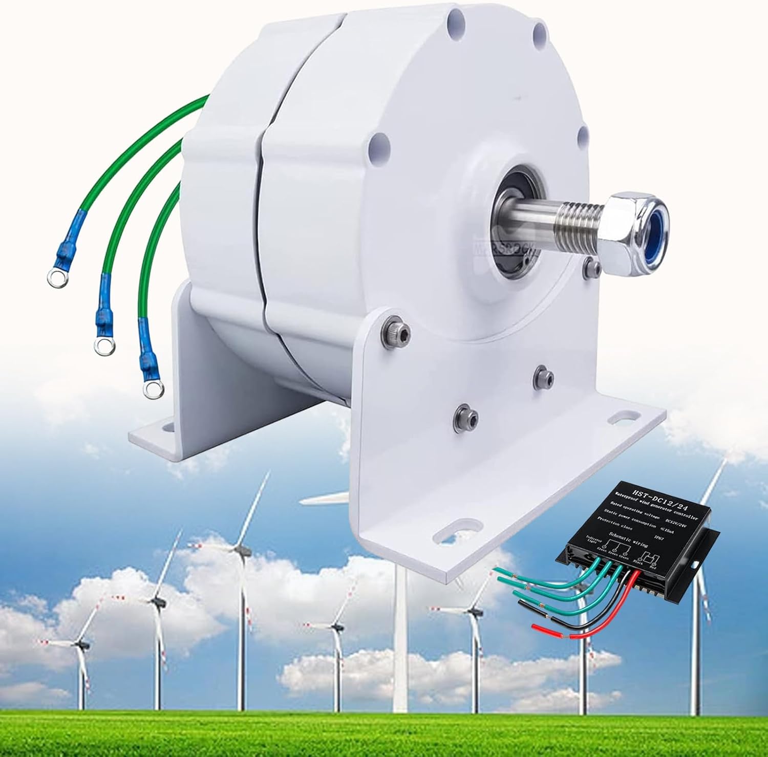 Amazon.com: 8000W 9000W 10000W 12000W Permanent Magnet Generator, 3 ...