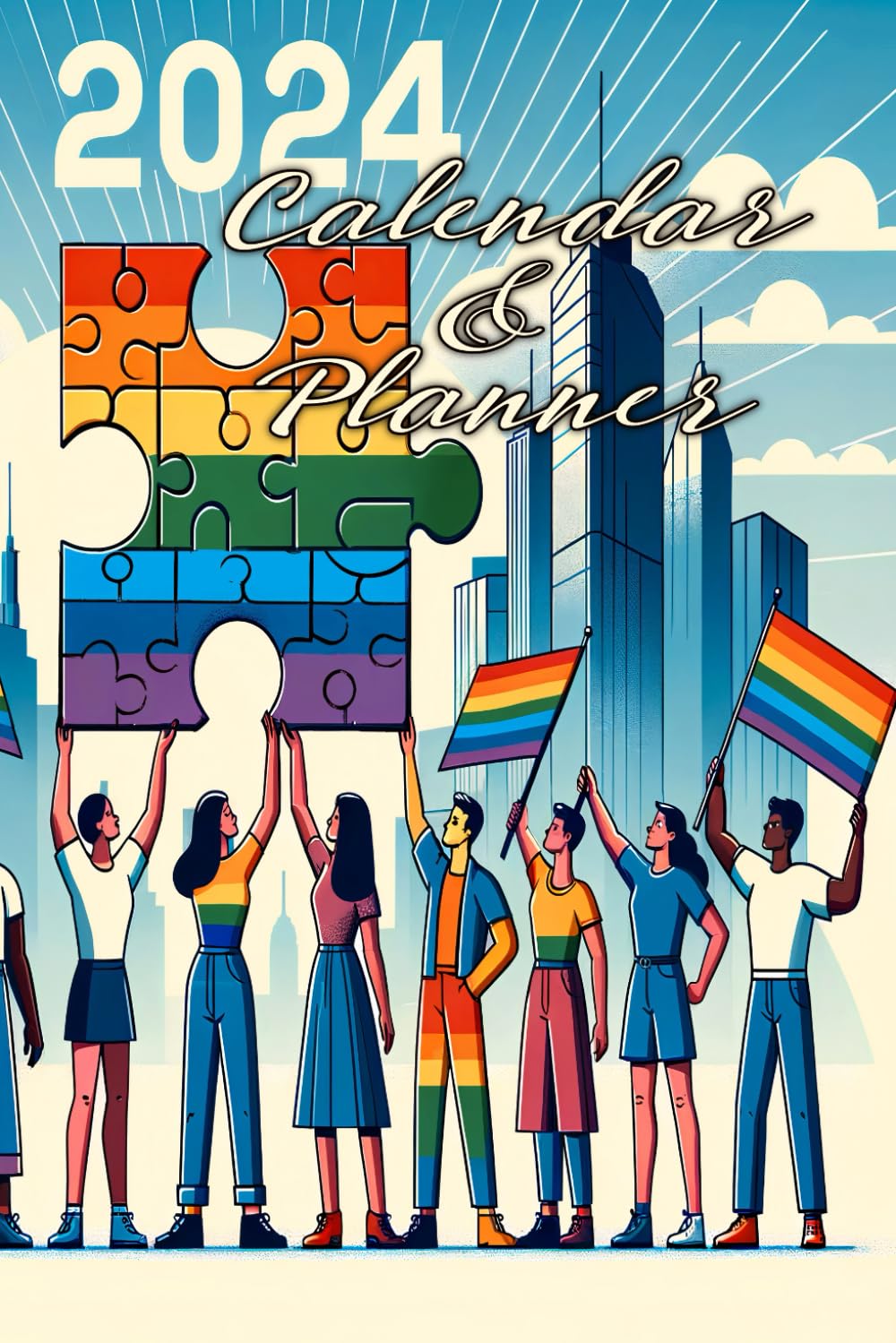 Calendar and Planner 2024 Gay LGBT+ Lesbian: Organizer with Daily ...