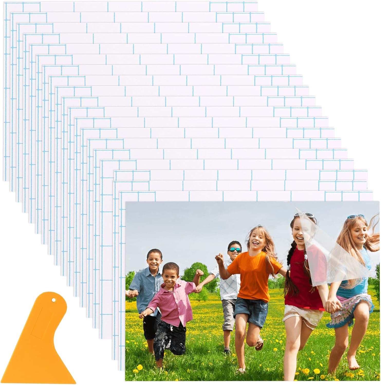 Lamination Plastic Sheets 100 Pcs Matte Laminating Sheets 9x11.5 Inches ...