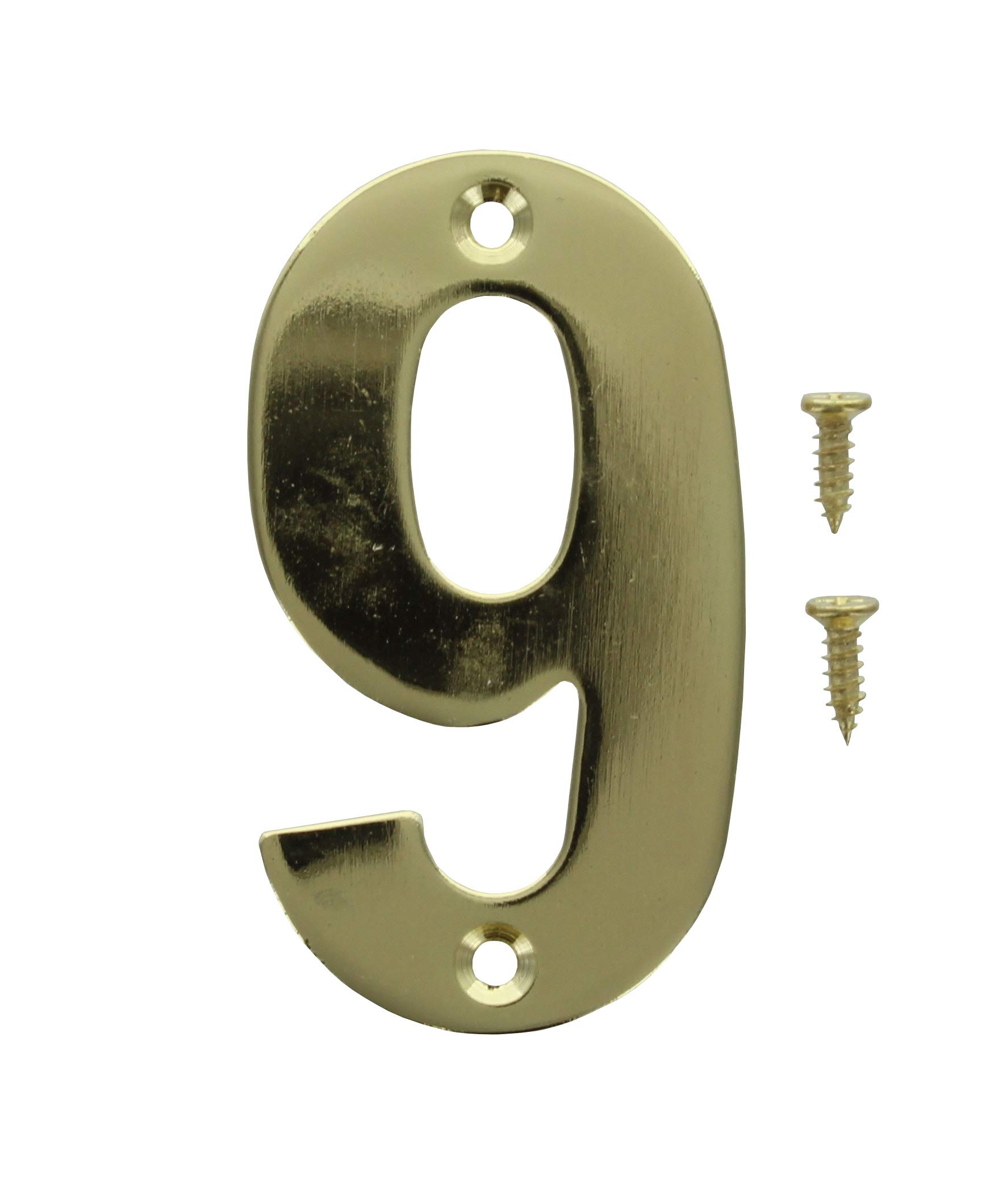 Amazon.com: 3" Brass Numbers Mailbox House Door Numbers #9 : Tools ...