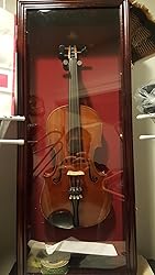 Amazon.com - Ukulele Fiddle Violin Display Case Shadow Box with Hanger ...
