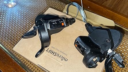 Amazon.com: microSHIFT Mezzo Thumb-Tap Shifter Set, 7-Speed, Triple ...
