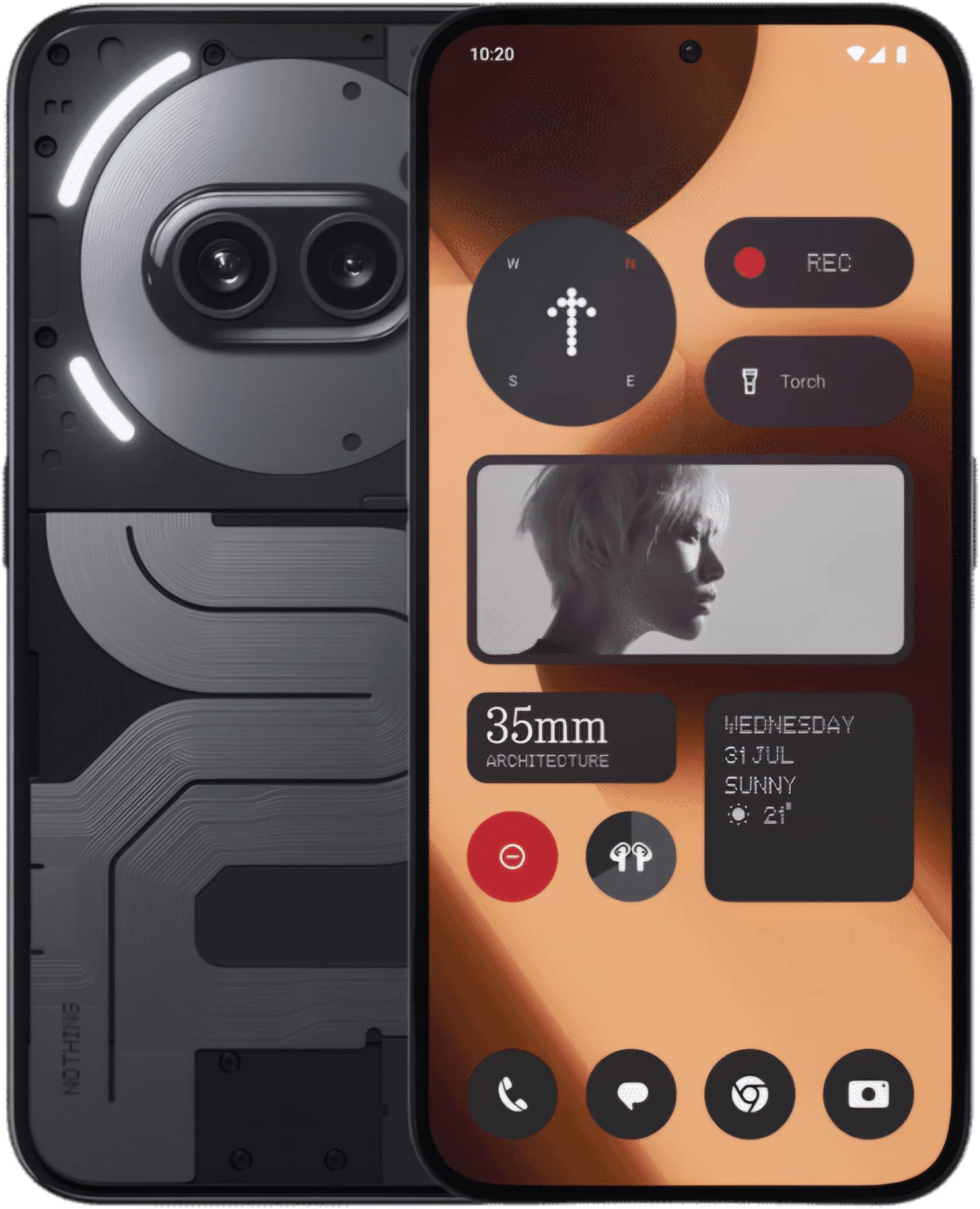 Nothing Phone (2a) 5G (Black, 8GB RAM, 128GB Storage) | 6.7" AMOLED ...