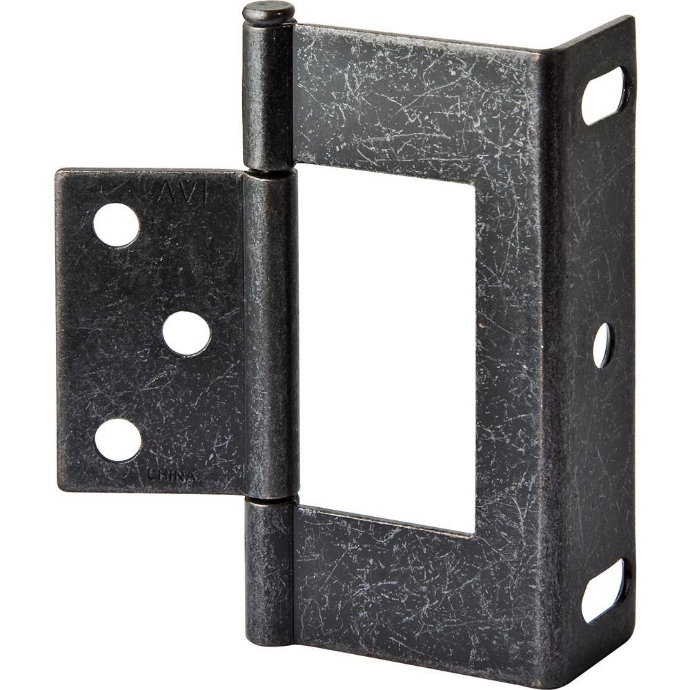 3" Non-Mortise Wrap Hinges - Oil Rubbed Bronze - Door Hinges - Amazon.com
