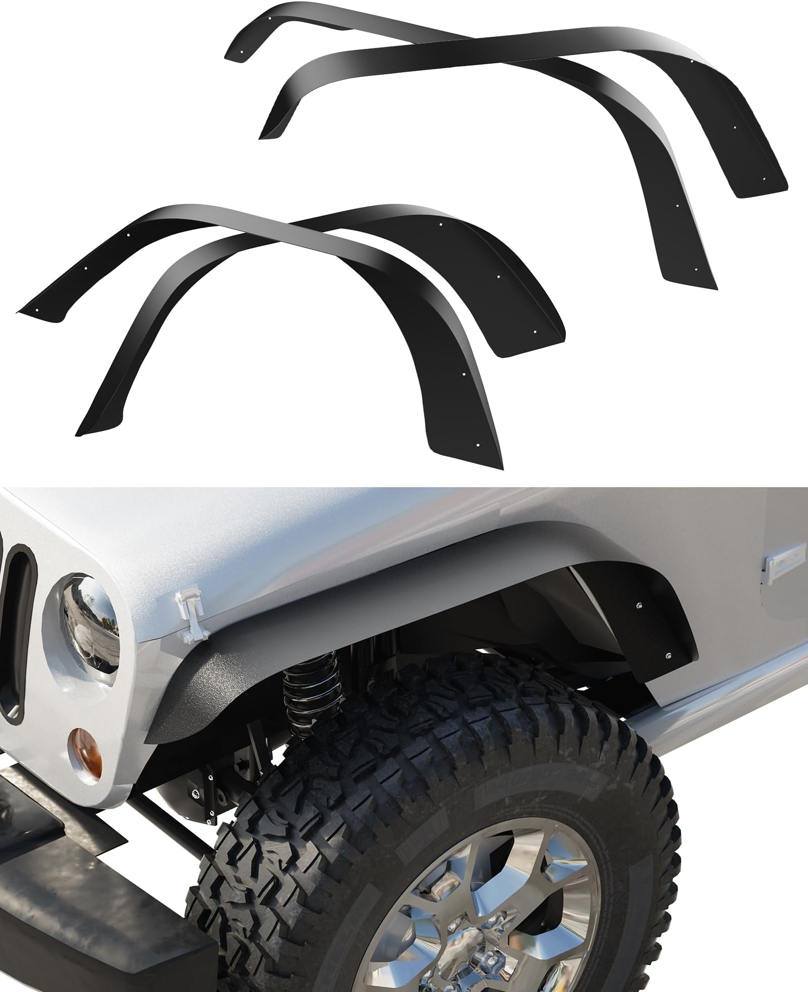 Amazon.com: FITRITE AUTO PARTS New Rear Left Driver Side Fender Flare ...