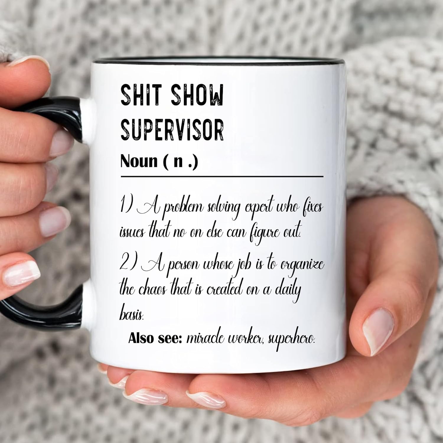 Amazon.com | Shit Show Supervisor Mug Gift for My Boss Team Manger ...