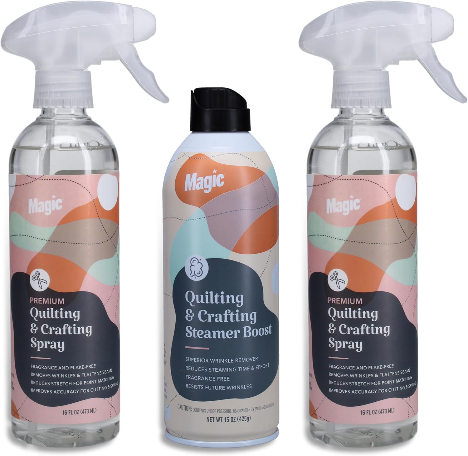 Amazon.com: Magic Quilting & Crafting Essentials Spray Bundle - Trigger ...