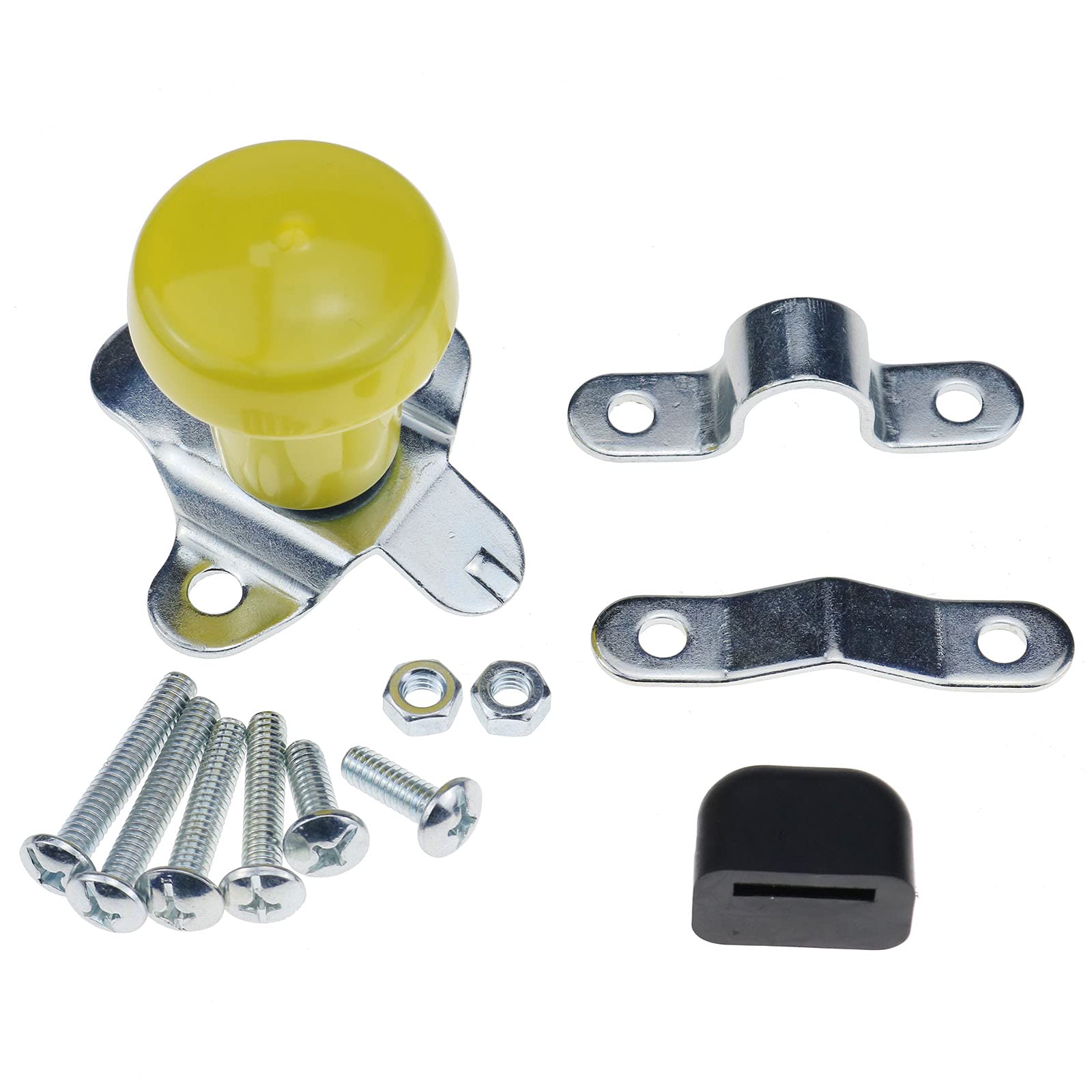 Snapklik.com : Yellow Vinyl Steering Wheel Spinner Knob Ball Bearing ...
