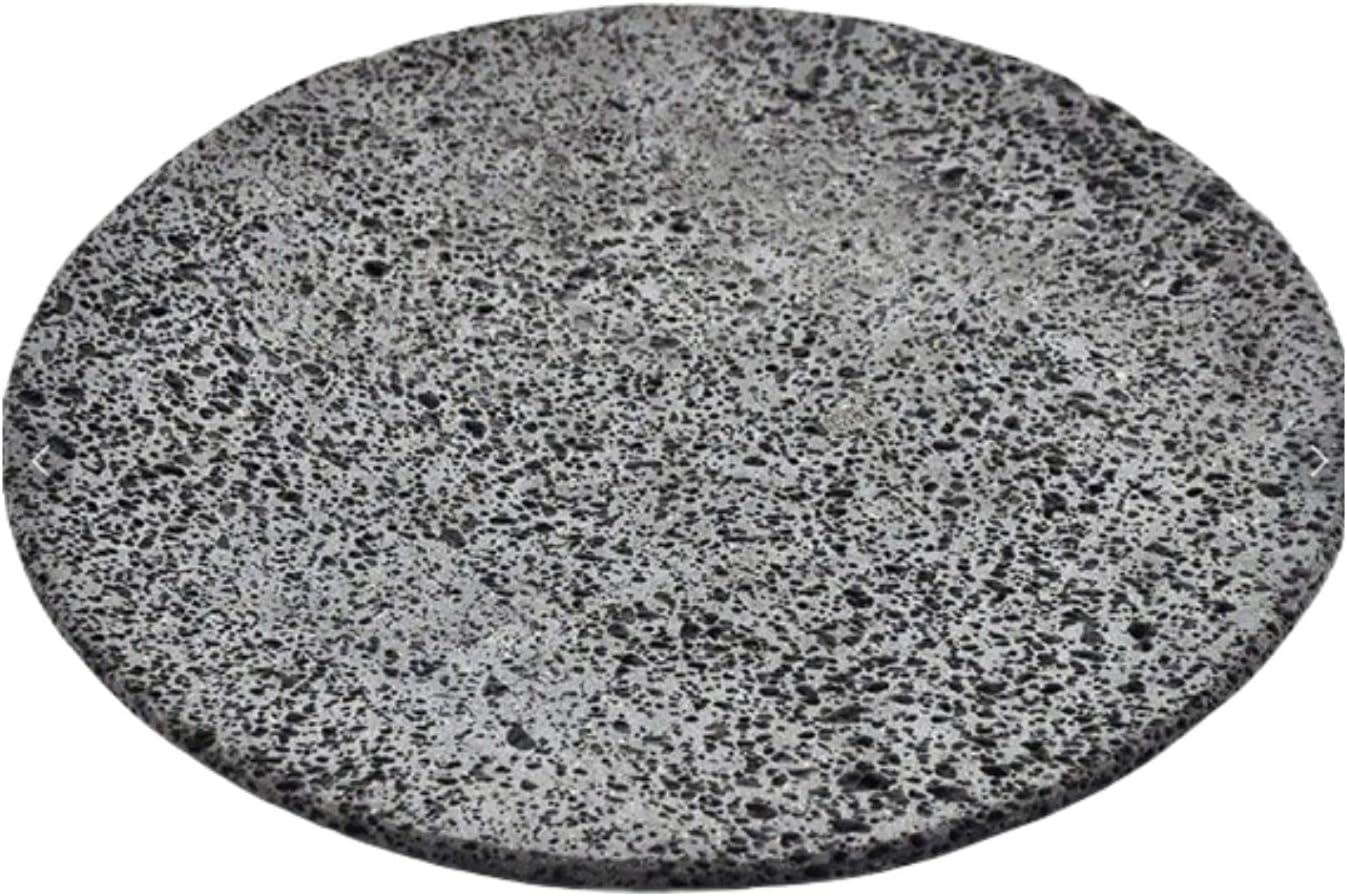 Amazon.com: 2 x 30 cm Circular Volcanic Stones for Pizza, Comal ...