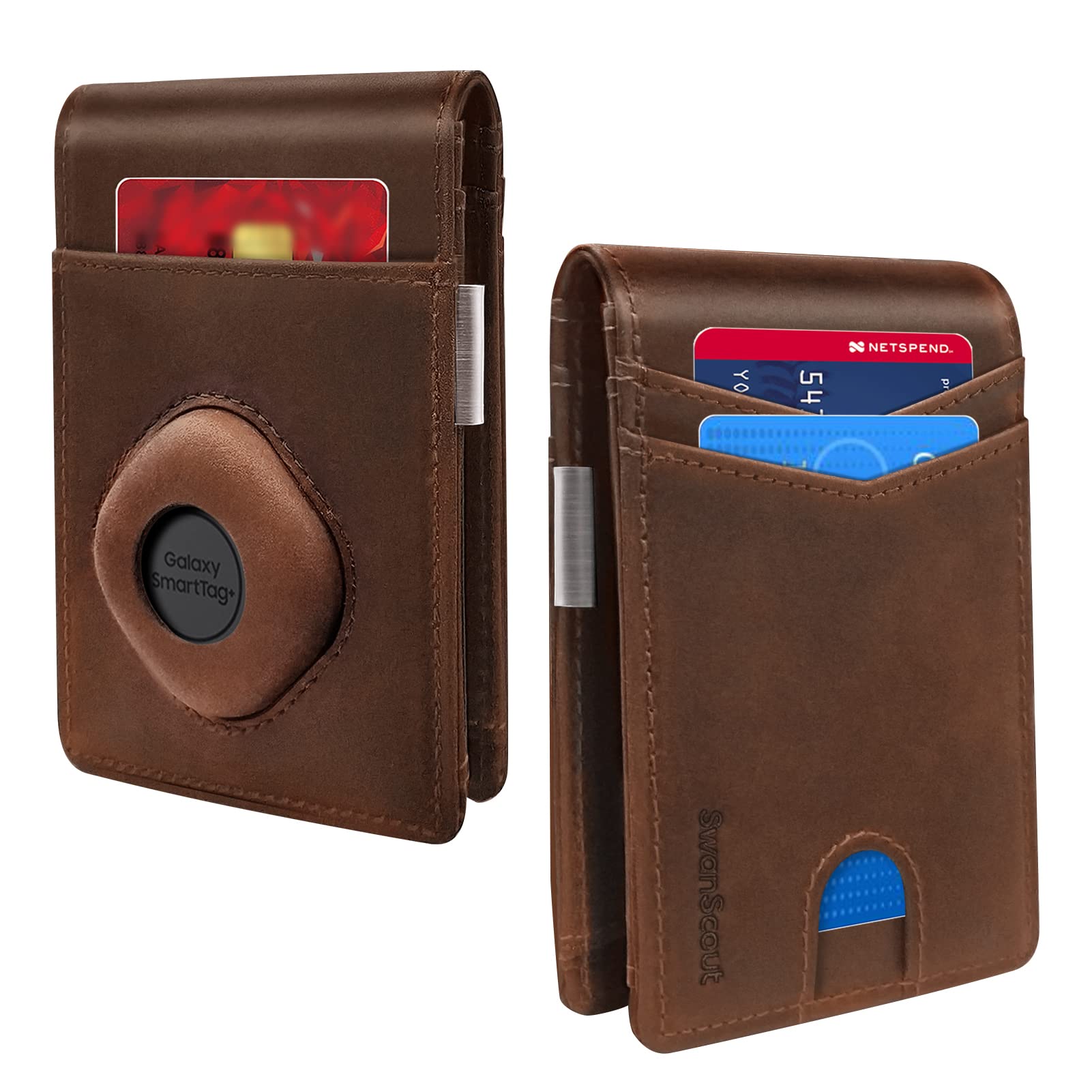 Amazon.com: SwanScout Wallet for SmartTag & SmartTag+ Plus, Money Clip ...