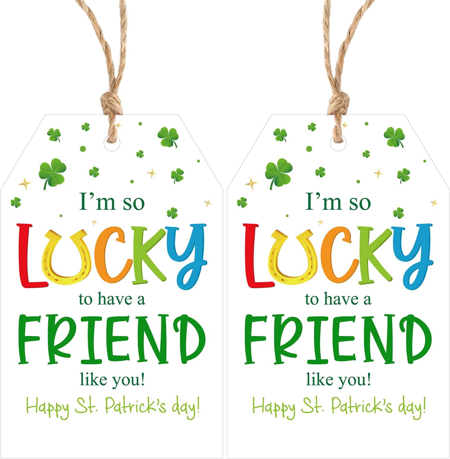 Amazon.com : St. Patricks Day Gift Tags-50Pcs Happy St. Patrick’s Day ...