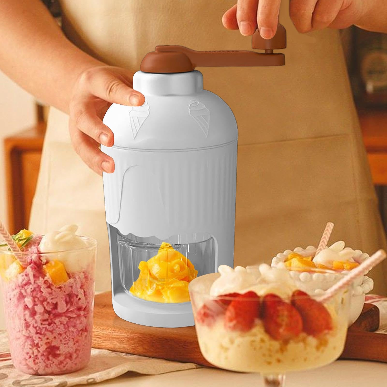 Manual Snow Cone And Shaved Ice Machine 4817162-1205 Reviews Commercial ...