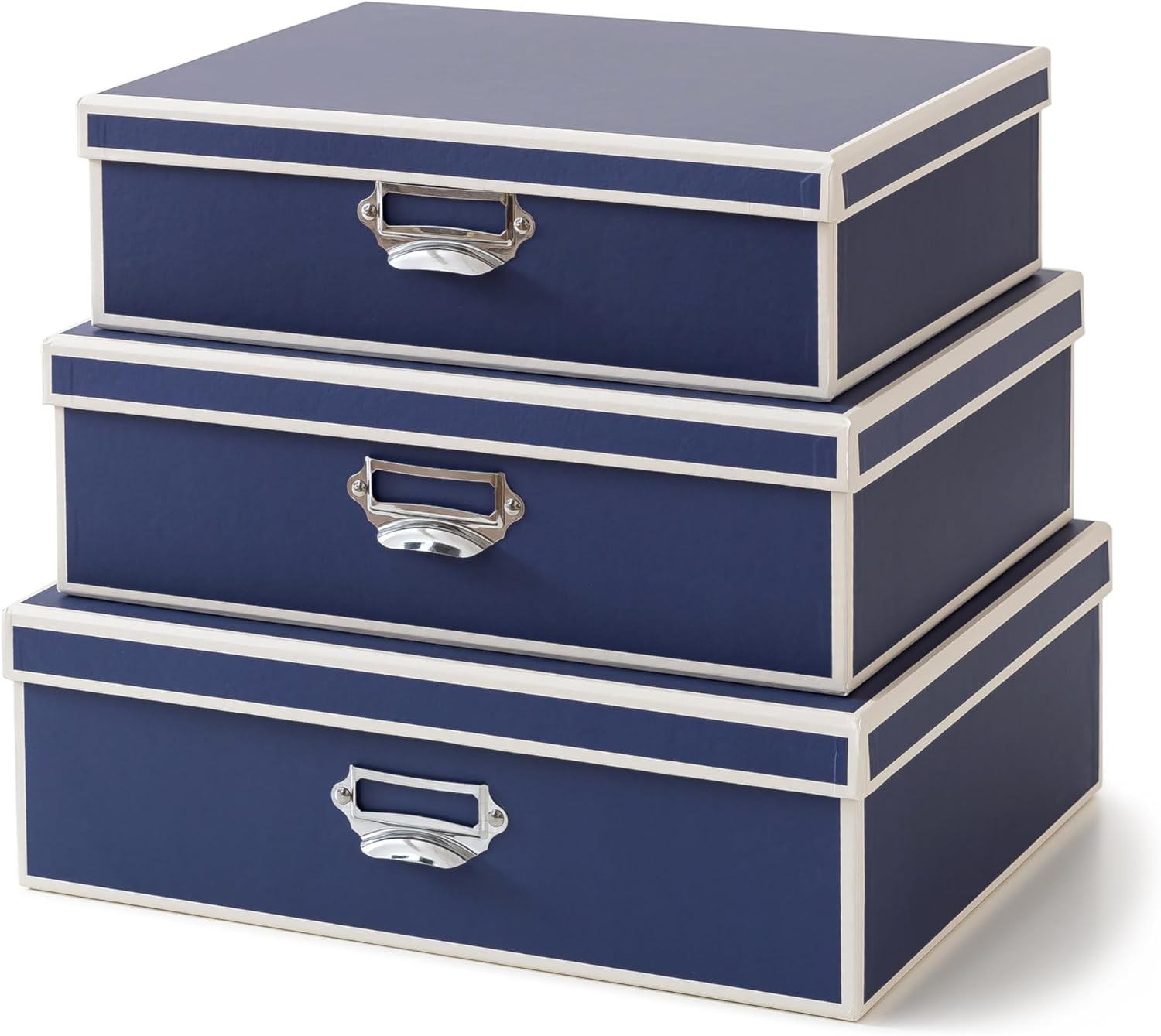 Amazon.com: Soul & Lane Decorative Cardboard Storage Boxes with Lids ...
