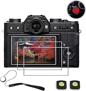Amazon.com: aMagisn Screen Protector for Fujifilm Fuji X-S10 X-T30 X-T20 X-E3 Shutter Release ...