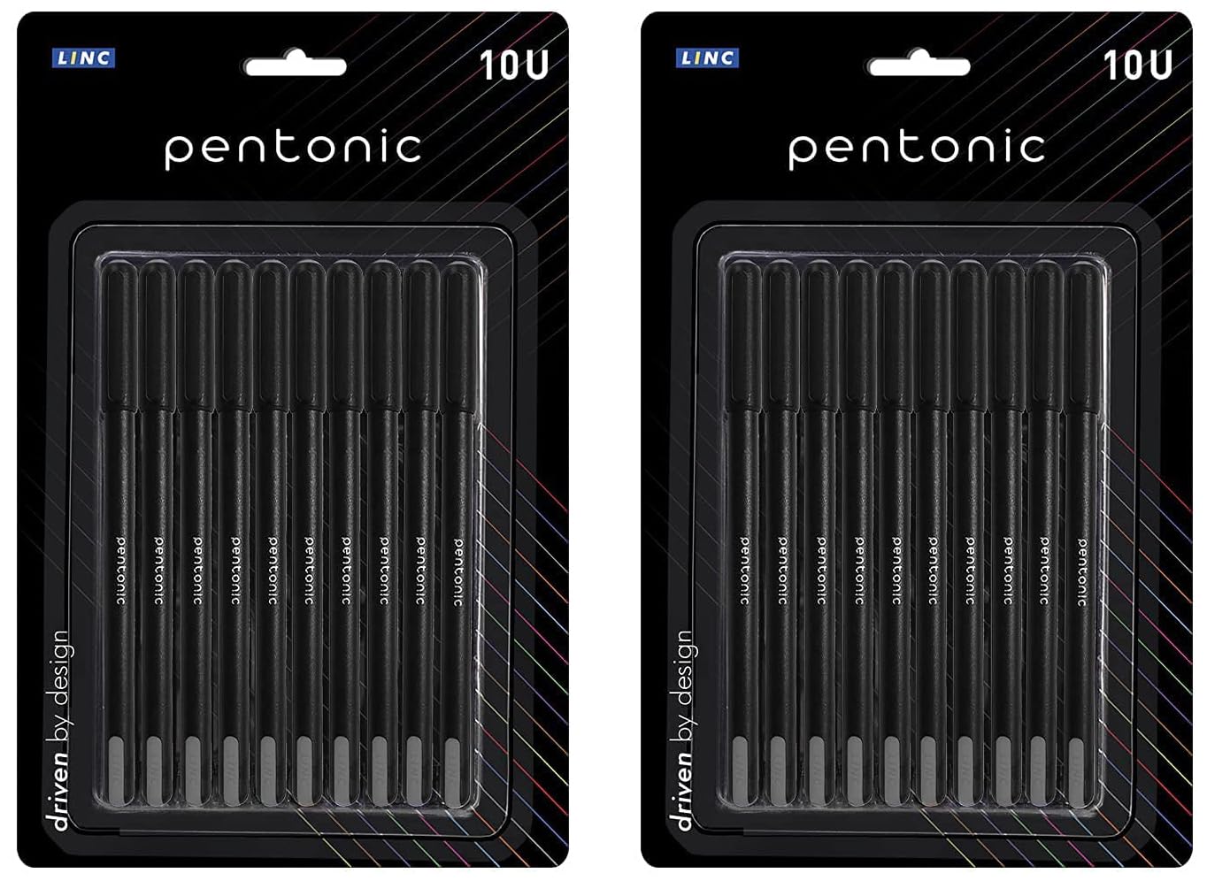 Pentonic Ball Pen Blister Pack | Tip Size 0.7 mm | Click Off Mechanism ...