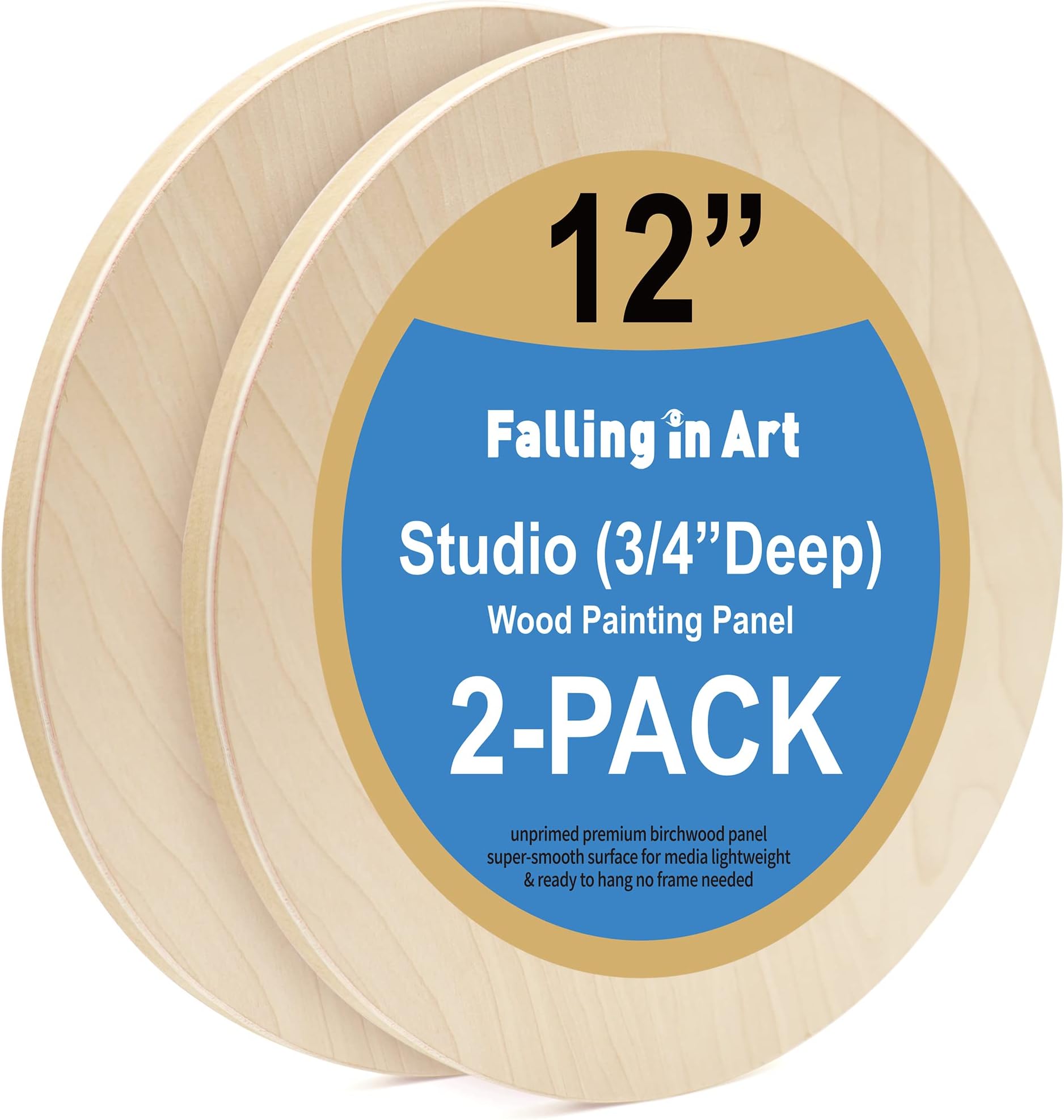 Amazon.com: Circle Wood Panel 12-1/8 inch Diameter, Pack of 5 Round ...