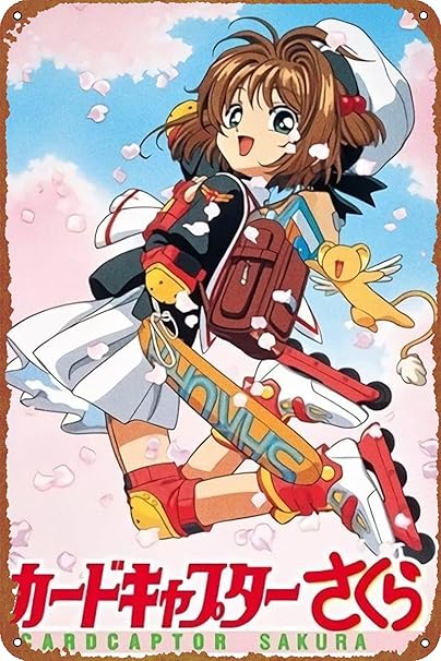 Amazon.com: Cardcaptor Sakura (Card Captor Sakura) Poster Vintage Tin ...