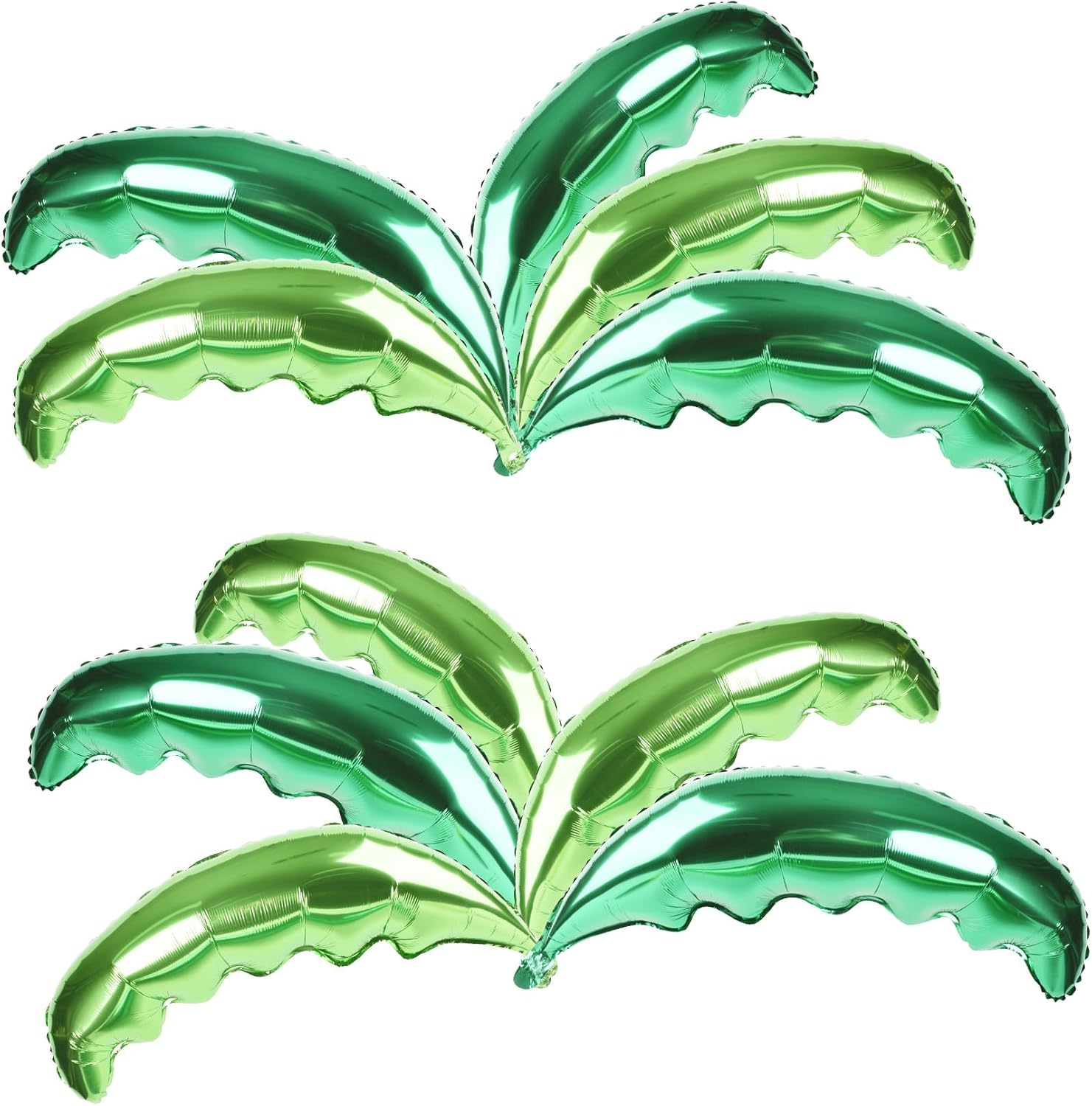 Amazon.com: VYNYJOAN 10PCS Coconut Tree Leaves Foil Balloons 36 Inch ...
