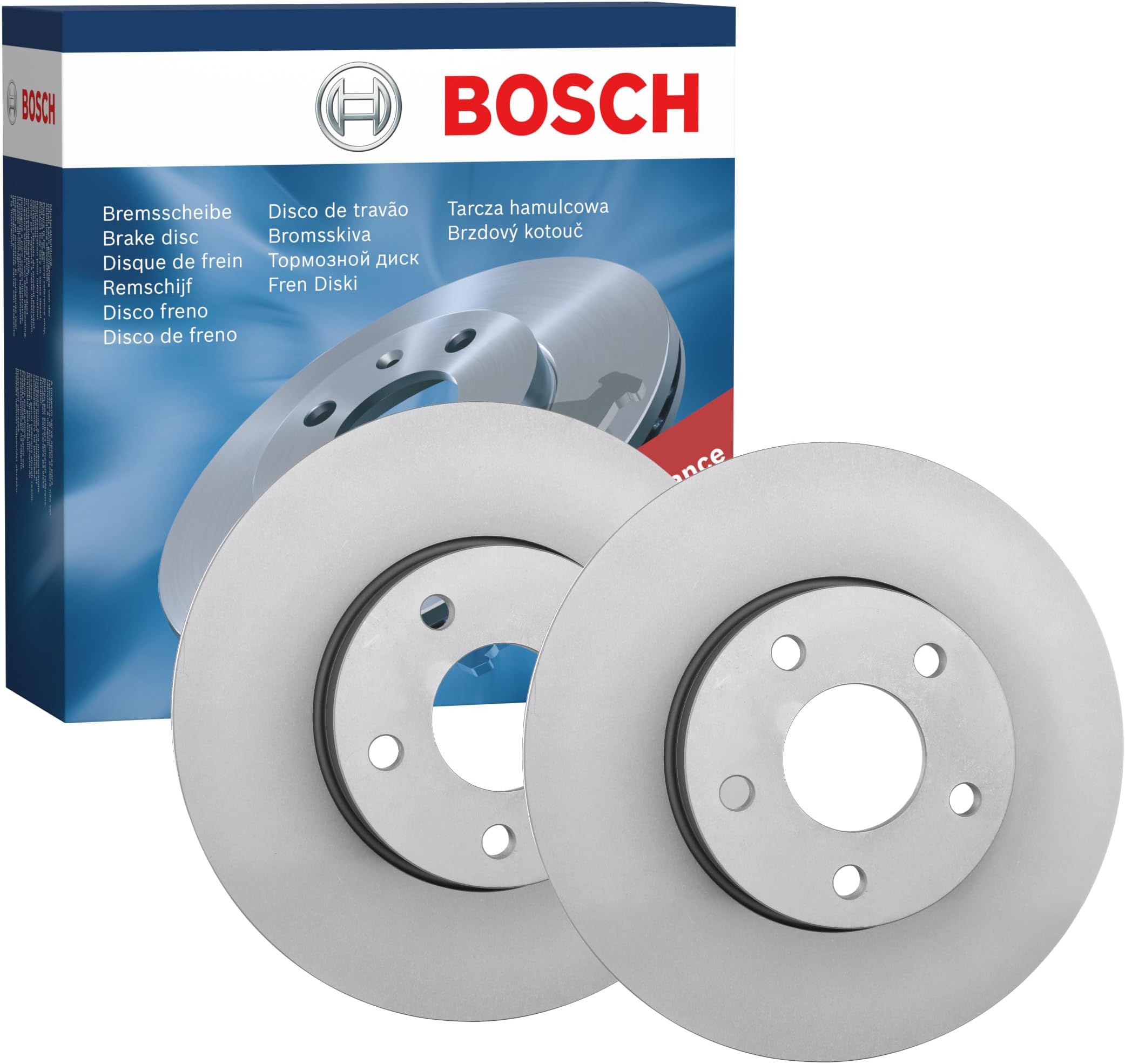 Bosch BD753 Brake discs - Front axle - ECE-R90 certified - 1 set of 2 ...