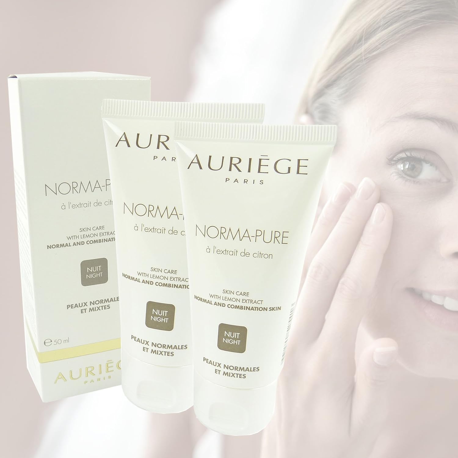 Auriège Paris Norma Pure - soin crème nuit - peau normale - MULTIPACK 2x50ml : Amazon.fr: Beauté ...