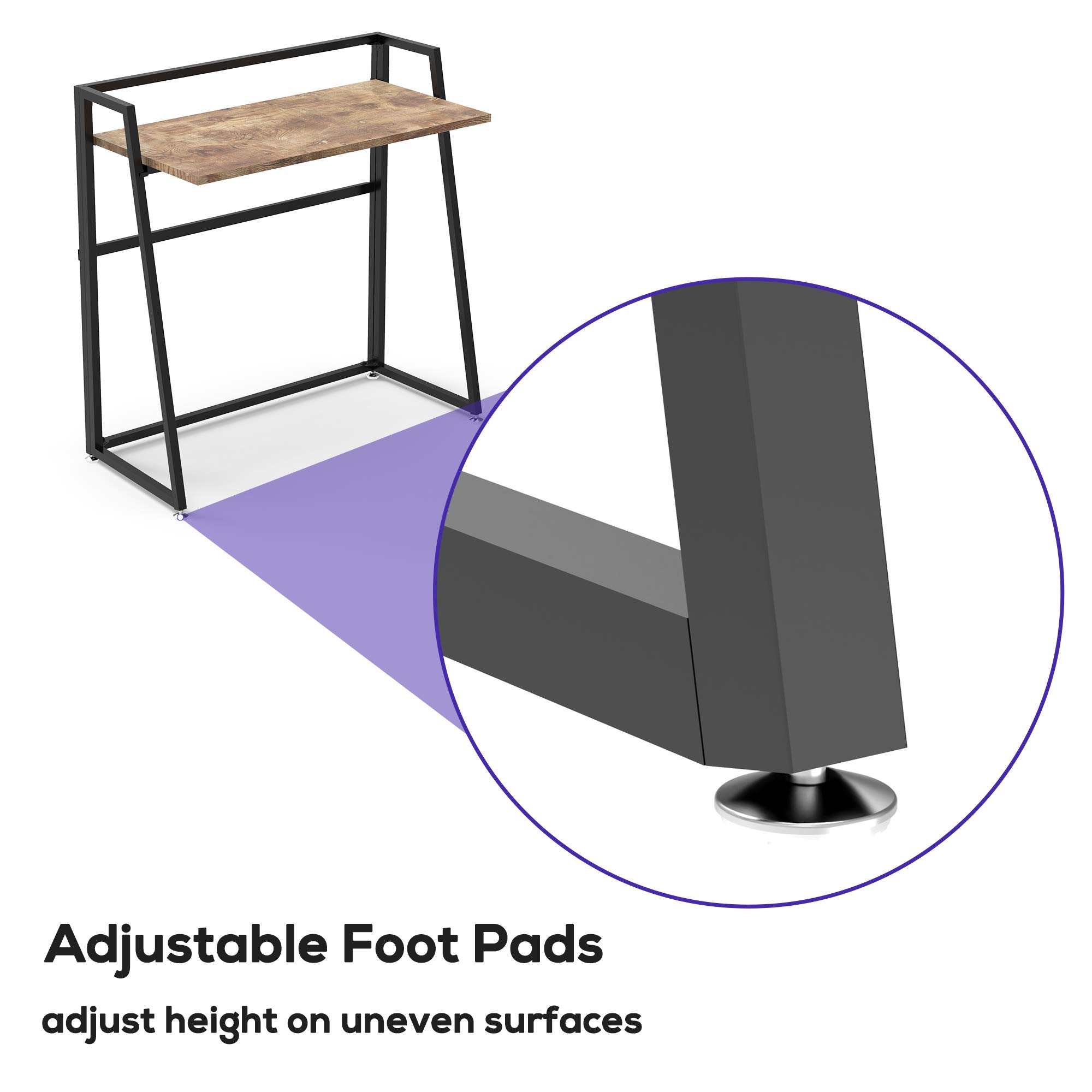 Buy EUREKA ERGONOMIC Modern Folding Computer Desk Teen Student Dorm ...