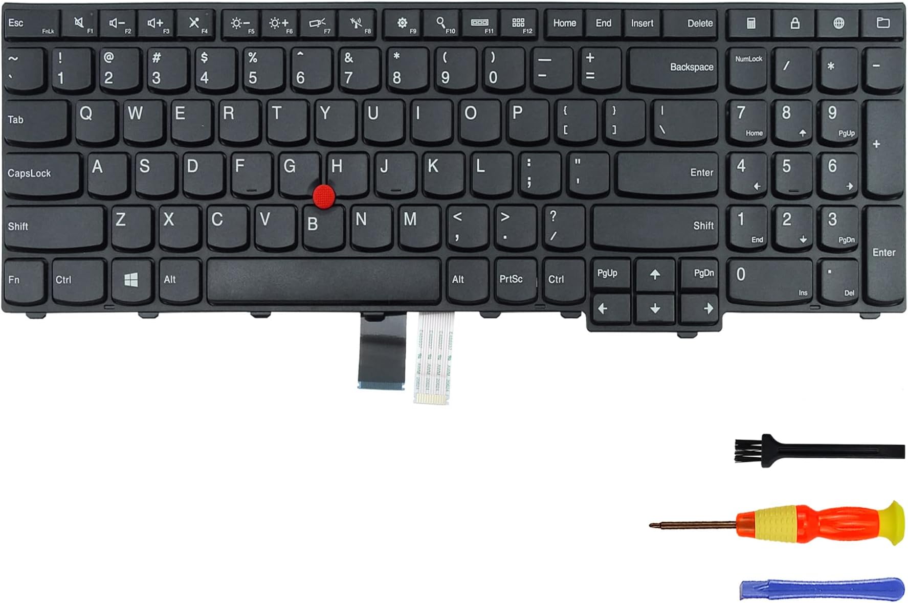 Amazon.com: Replacement Keyboard Without Backlit for Lenovo Thinkpad ...