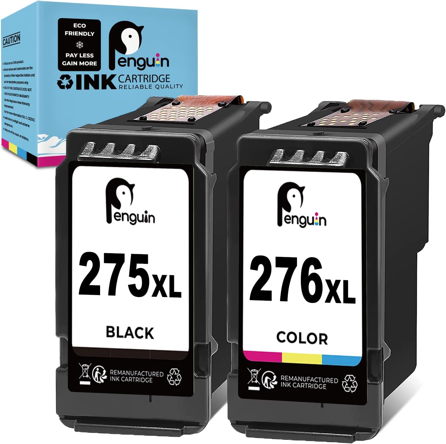 Amazon.com: Penguin 275XL 276XL Ink Cartridges for Canon Printers PIXMA ...