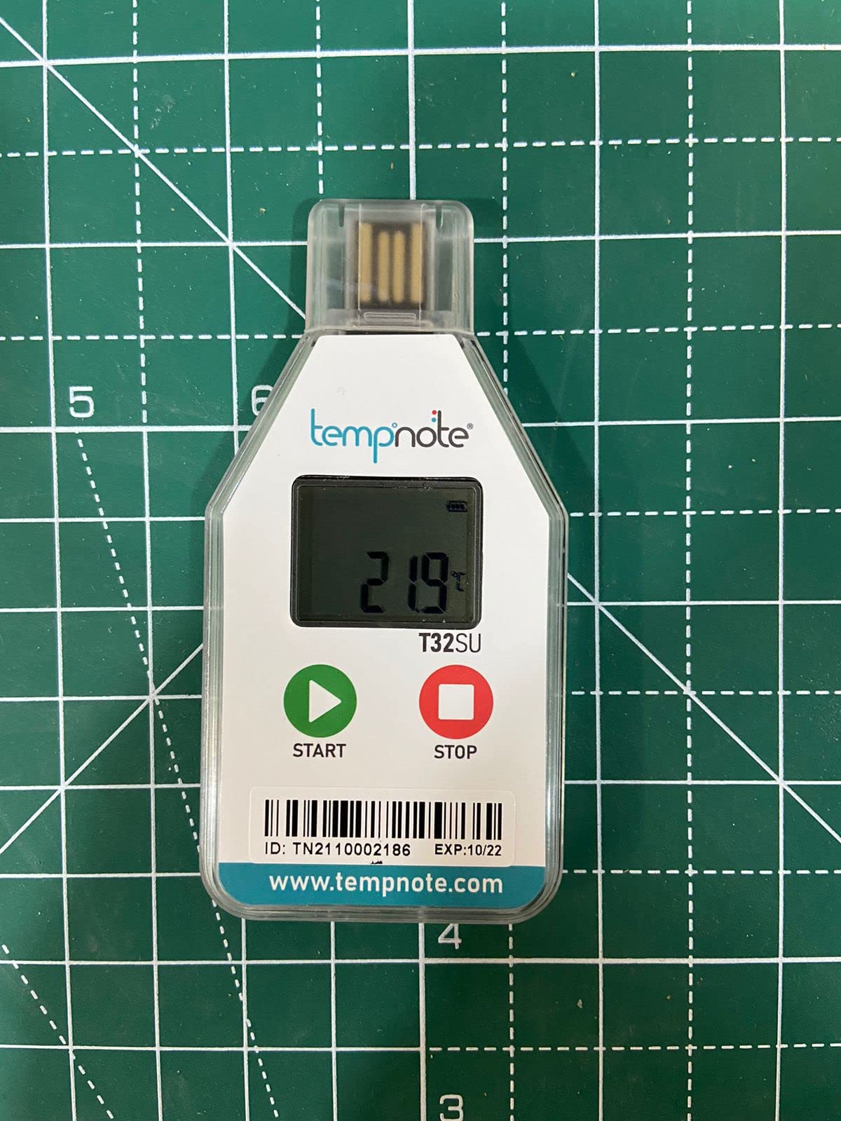 Tempnote T32SU, Airlines Approved, Single-use Temperature Data Loggers ...