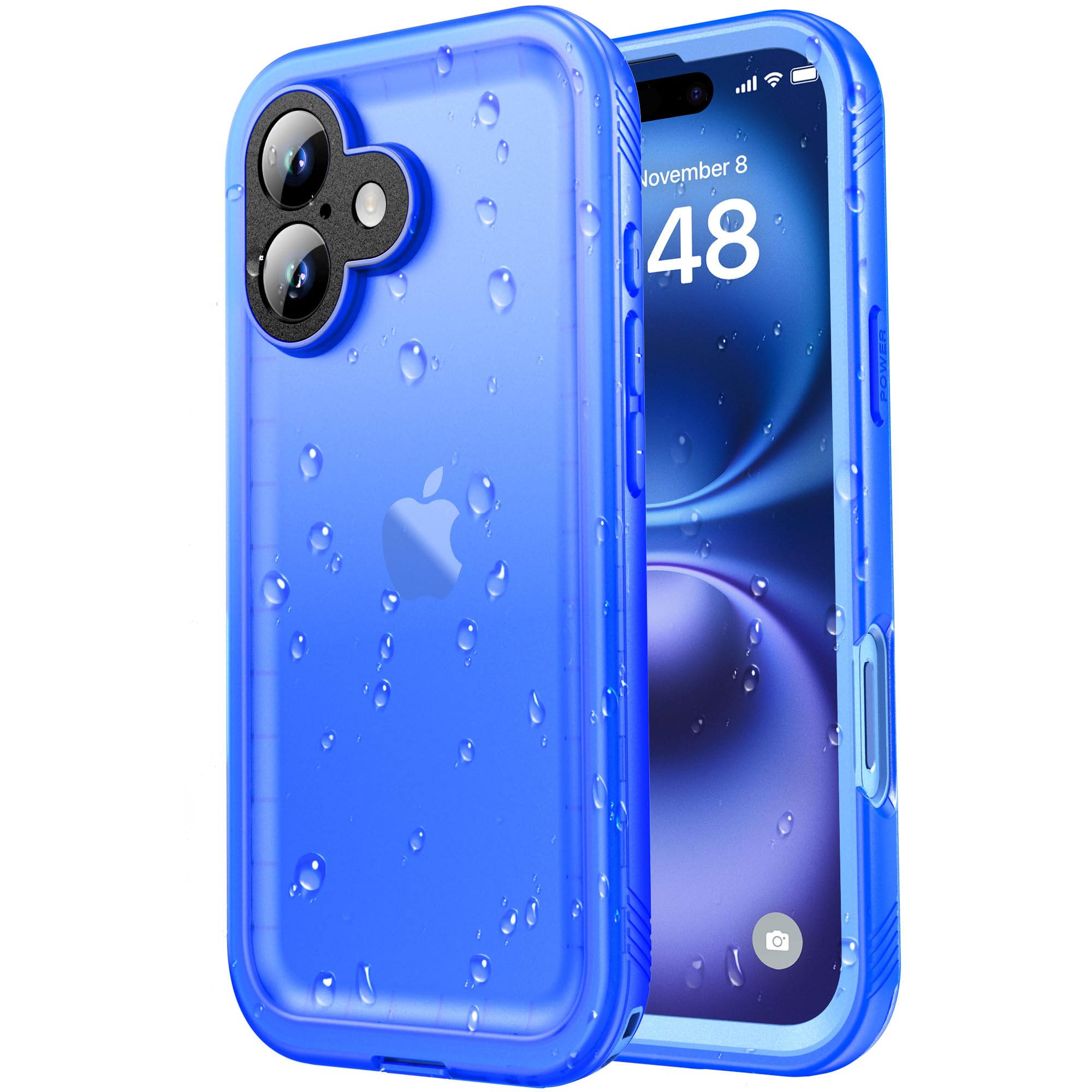 Amazon.com: SPORTLINK for iPhone 16 Case Waterproof - Shockproof Dustproof Case with Built-in ...