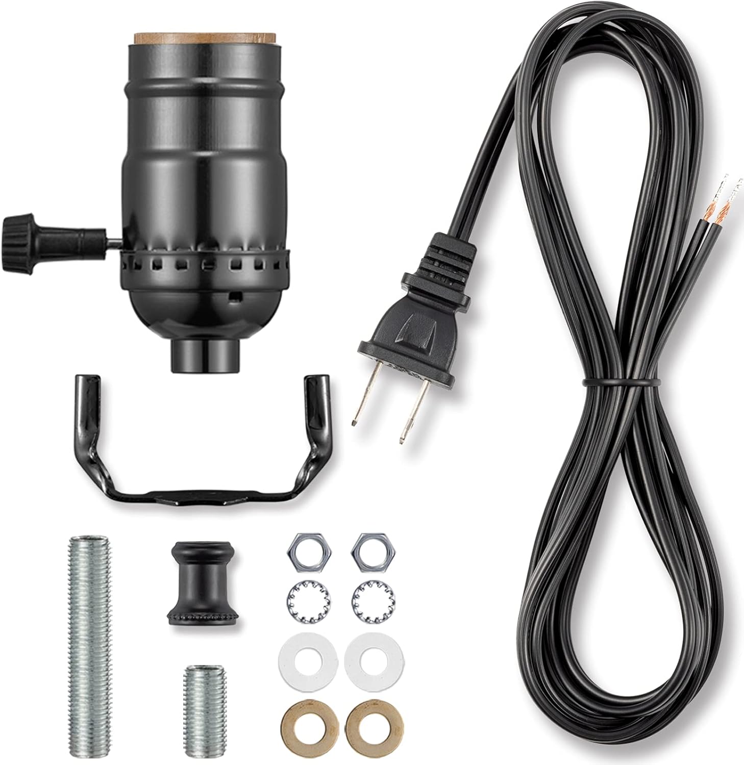 Qc Lamp Kit - DIY Lamp Wiring Kit - Essential Hardware, 3 Way Socket ...