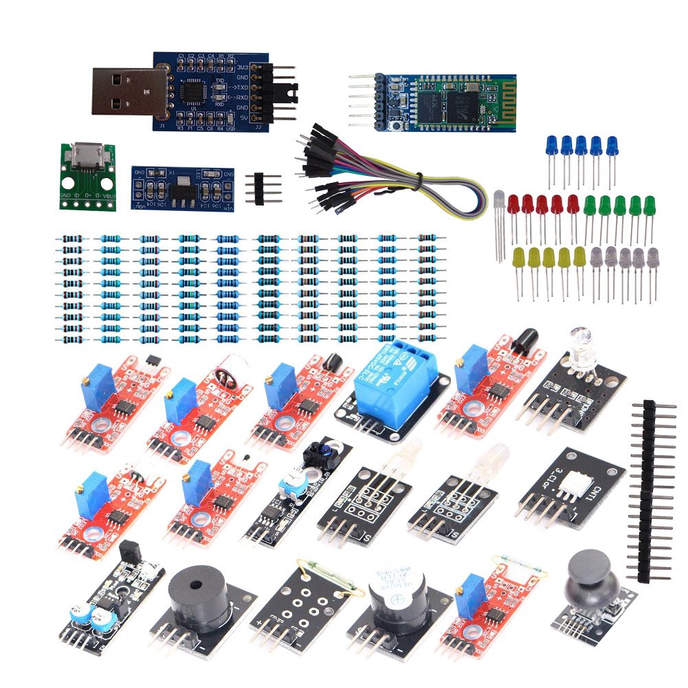 Buy DSD TECH ALL-IN-1 Sensor Module Kit with HC-05 Bluetooth and CP2102 ...