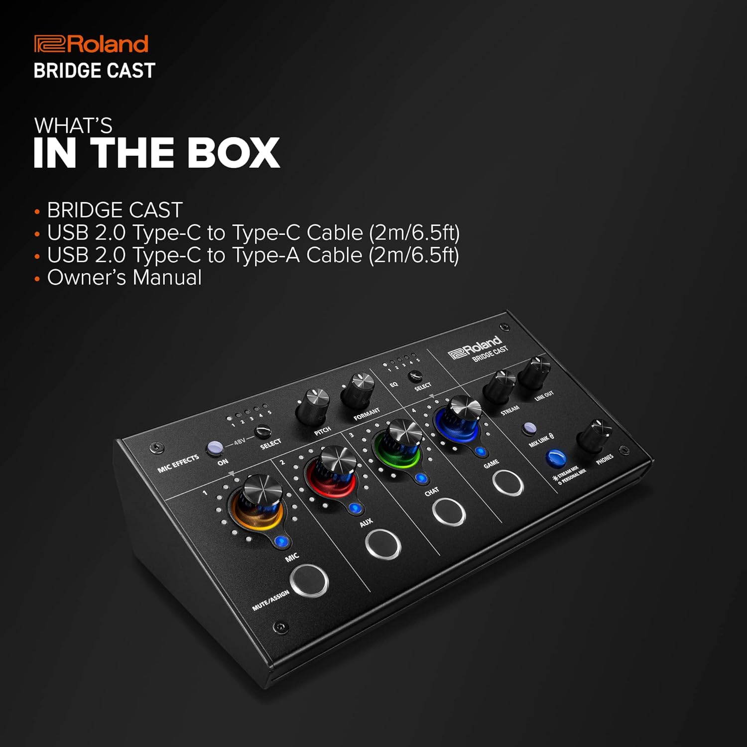 Buy Roland BRIDGE CAST Dual Bus Gaming Mixer | Professional Audio ...