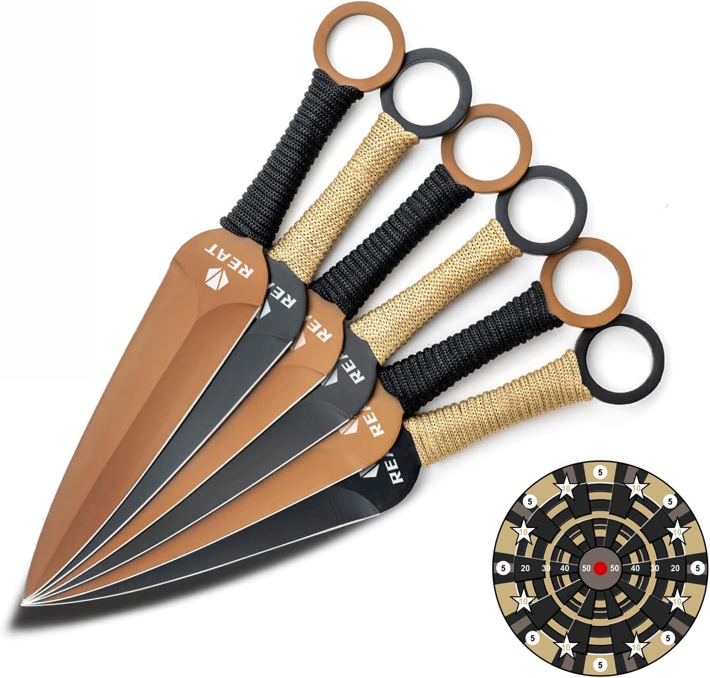 Amazon.com : COLIBYOU 3 PC 6" Tactical Ninja Throwing Spike Set Combat ...