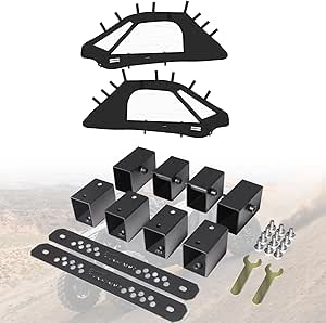 Amazon.com: StarknightMT RZR PRO XP Seat Risers And Soft Upper Doors ...