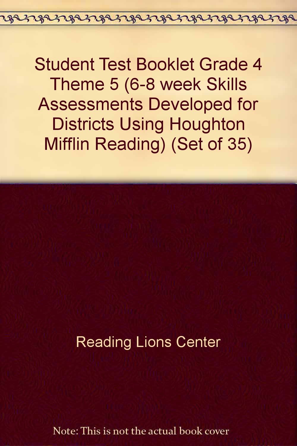 Student Test Booklet Grade 4 Theme 5 (6-8 week Skills Assessments ...