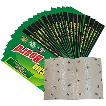 ORTIZA® 20Pcs fly trap paper,Trap for Fly Insect,Fly Traps for Indoor ...