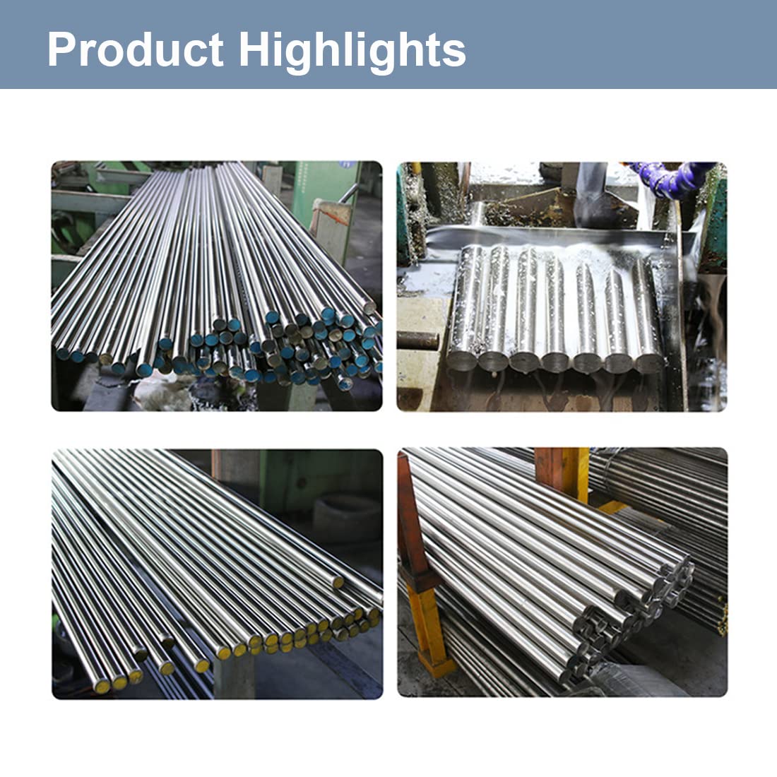 Snapklik.com : HiPicco Round Steel Rod, 20 Pack 1mm X 200mm HSS Lathe ...