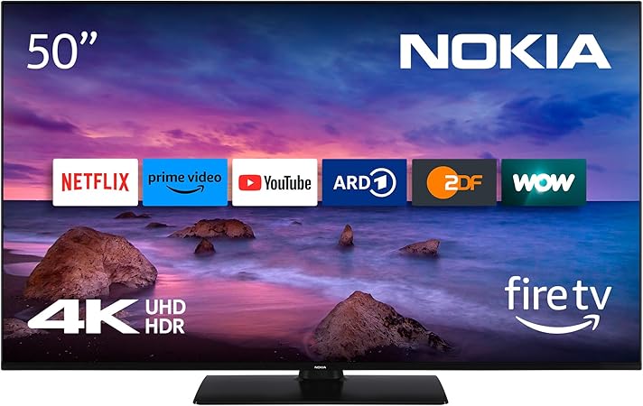 Nokia 50 Zoll (126 cm) mit integriertem Fire TV (4K UHD, WLAN, HDR ...