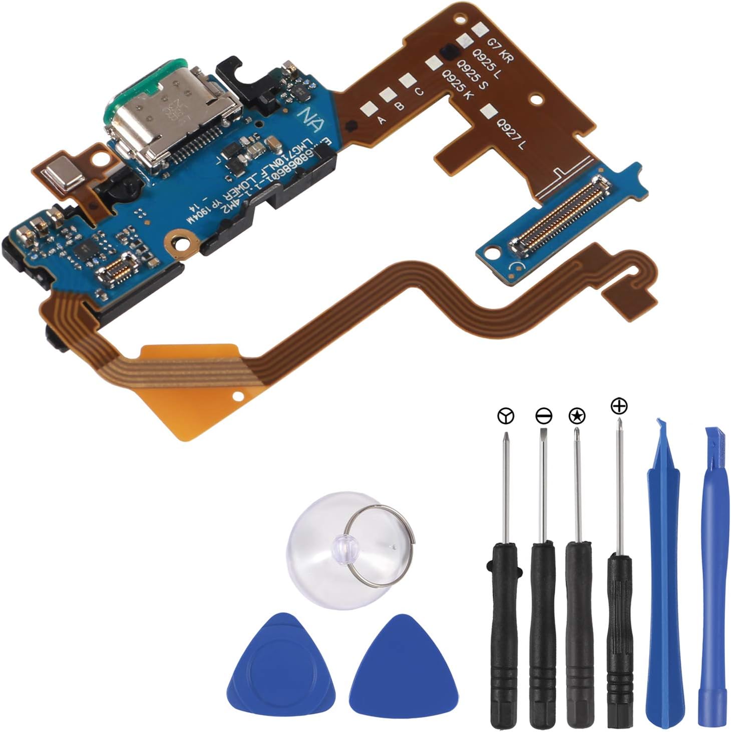 Amazon.com: USB Dock Connector Charging Port Replacement with Mic Flex ...
