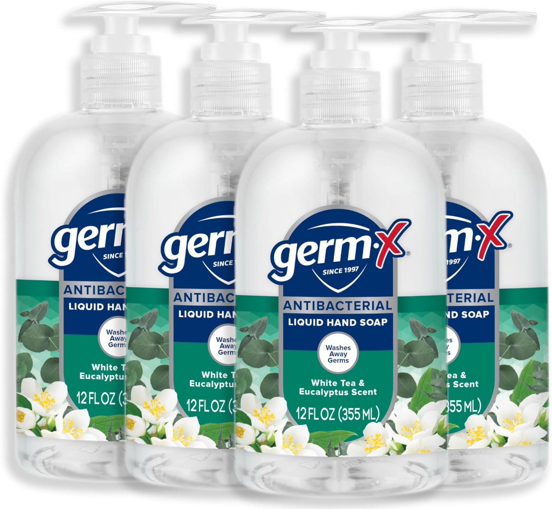 Amazon.com : Germ-X Antibacterial Hand Soap, Moisturizing Liquid Hand ...