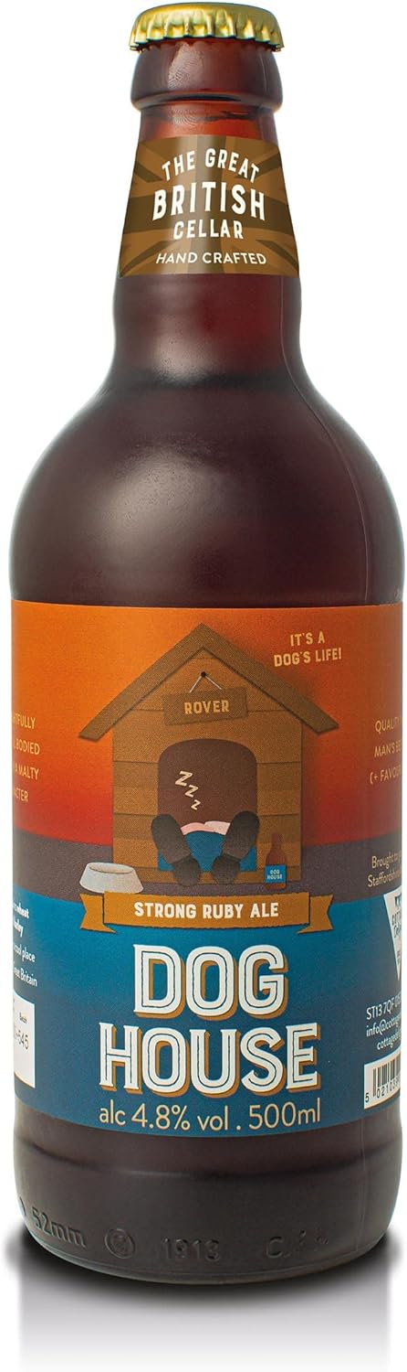 Cottage Delight, Dog House, Strong Ruby Ale, 4.8 Percent ABV, 500 ml ...